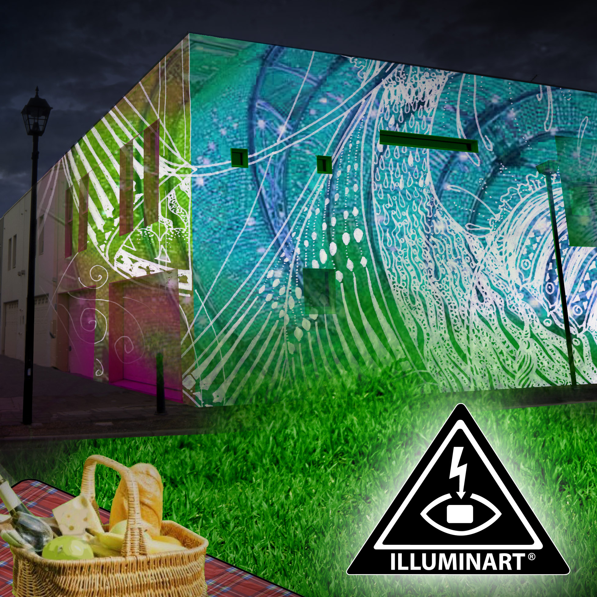 Night Mural 2013 - innovative winter family event brings a warm glow to ...